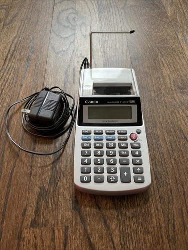 Canon Palm Printer Calculator P1-DH V P1DHV Black/Gray Receipt Printing ...