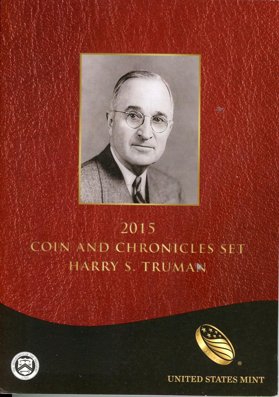 2015 Harry S. Truman Reverse Proof w/Silver Medal Coin And Chronicles ...