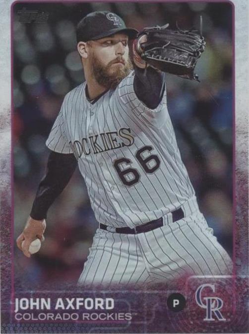 2015 Topps Update Series - John Axford #US16 Rainbow Foil for sale ...