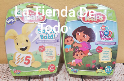 2 INFANT TODDLER LEARNING DVD FOR DORA SAY IT BABY FAN LITTLE LEAPS ...