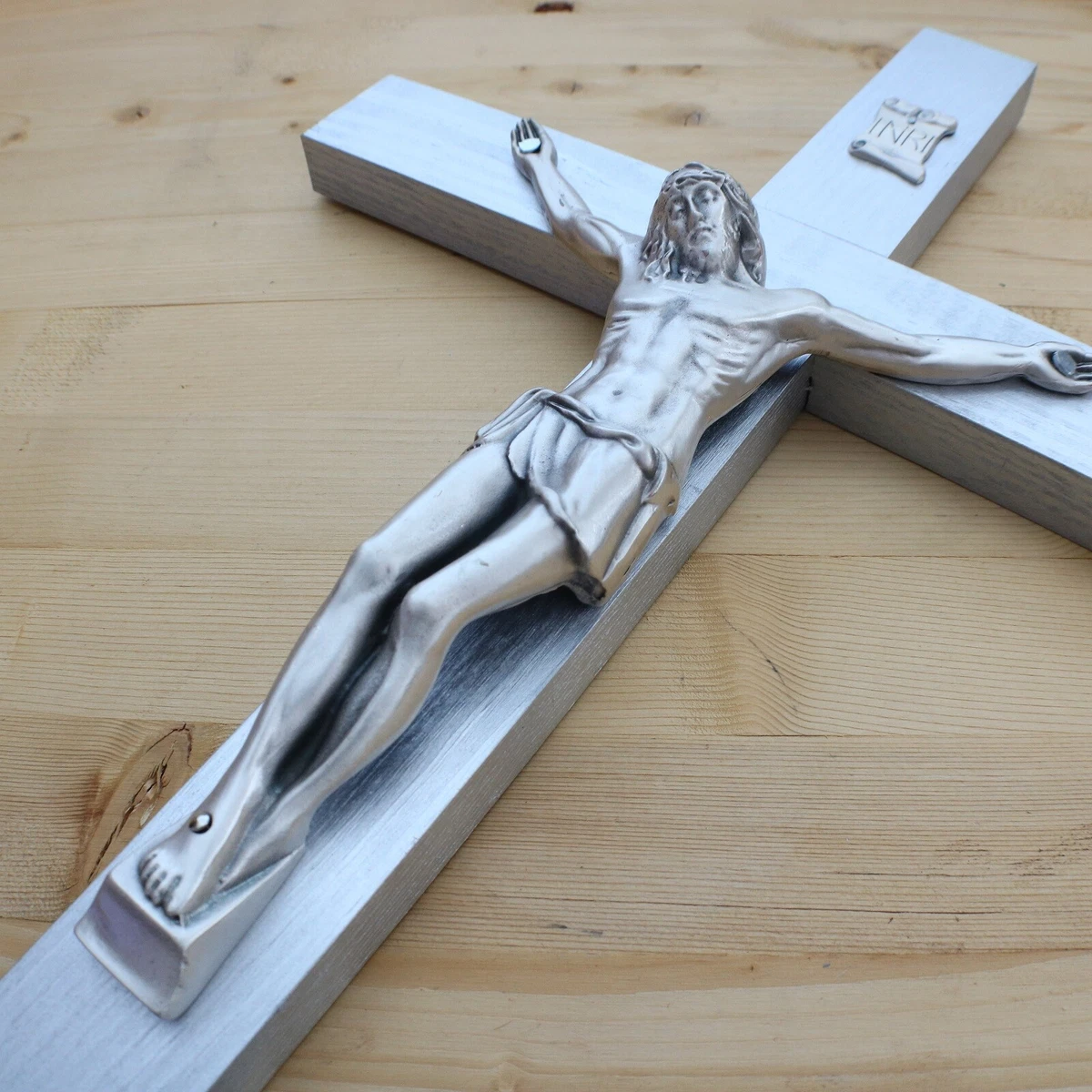Large Silver Wall Cross