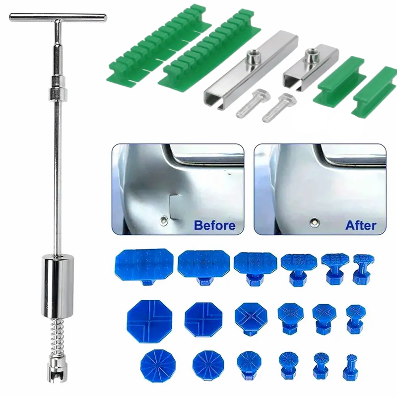Paintless Glue Puller Tabs Auto Car Paintless Dent Repair Removal Glue ...