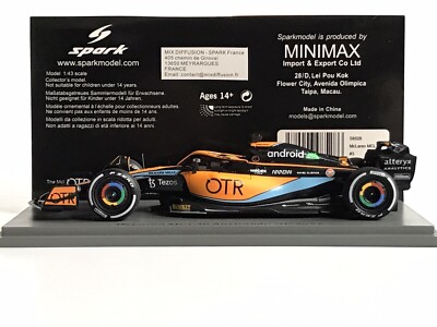 Spark S8528 McLaren Mercedes MCL36 Daniel Ricciardo F1 Australian GP ...
