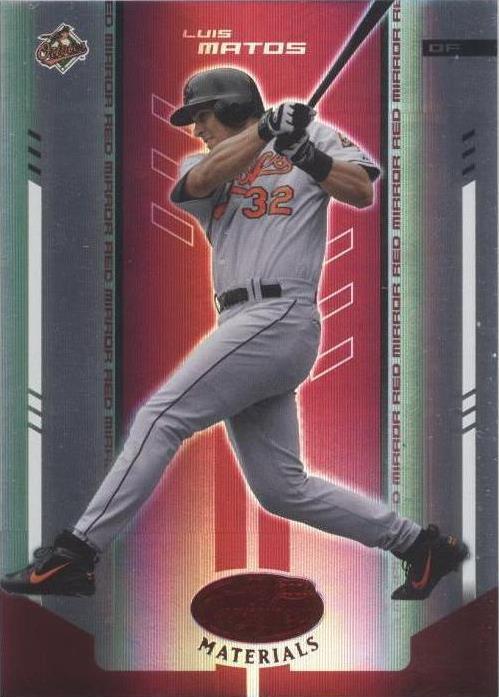 2004 Leaf Certified Materials - Luis Matos #125 Red Mirror /100 for ...