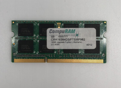 COMPURAM CRK16384D3/FTSMF982 - 8 GB DDR3 SO DIMM RAM LAPTOP RAM | eBay.de