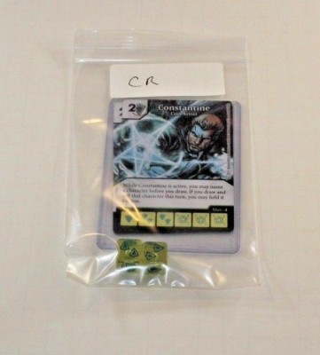 DC Dice Masters Justice League CONSTANTINE Set RARE + COMMON Uncommon ...