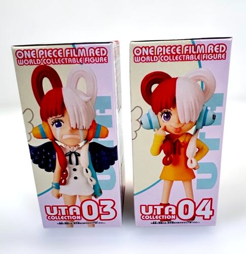Sealed One Piece Uta Collection 03 + 04 Film WCF Red Prize Figures ...