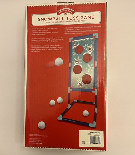 Holiday Time Snowball Toss Game | eBay