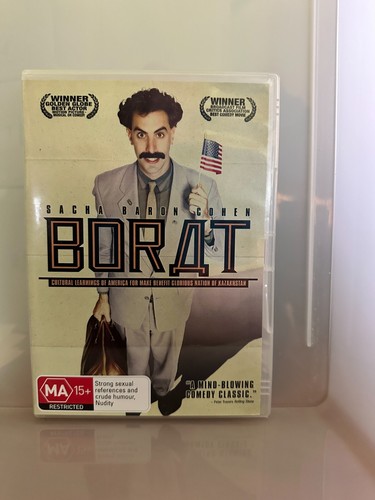 Borat DVD Sacha Baron Cohen Rated MA15+ Region 4 Brand New Unsealed | eBay