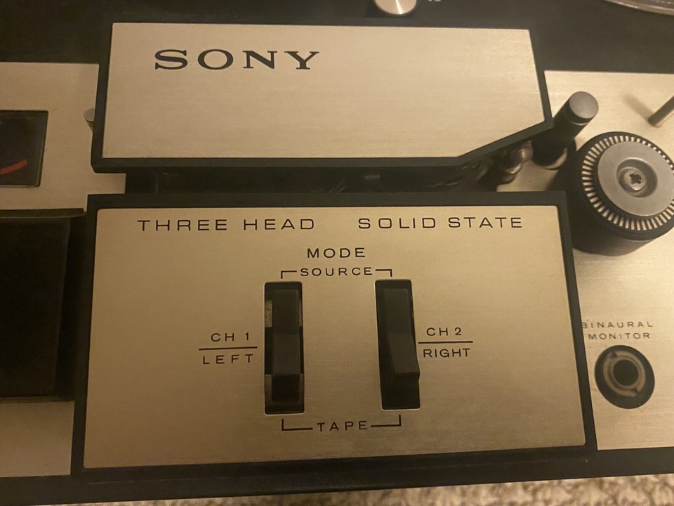 Sony TC 350 VTG Reel To Reel Tape Recorder Player Japan Vintage ...