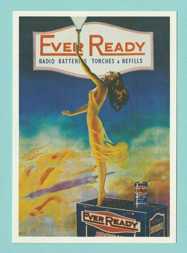 ADVERTISING - J. ARTHUR DIXON POSTCARD - EVER READY BATTERIES | eBay