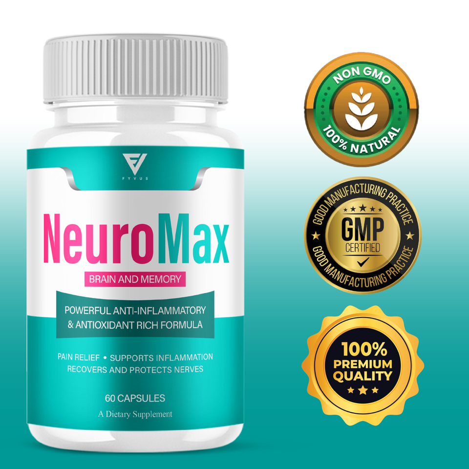 (5 Pack) NeuroMax Brain and Memory Support, Neuro Max Capsules (300 ...