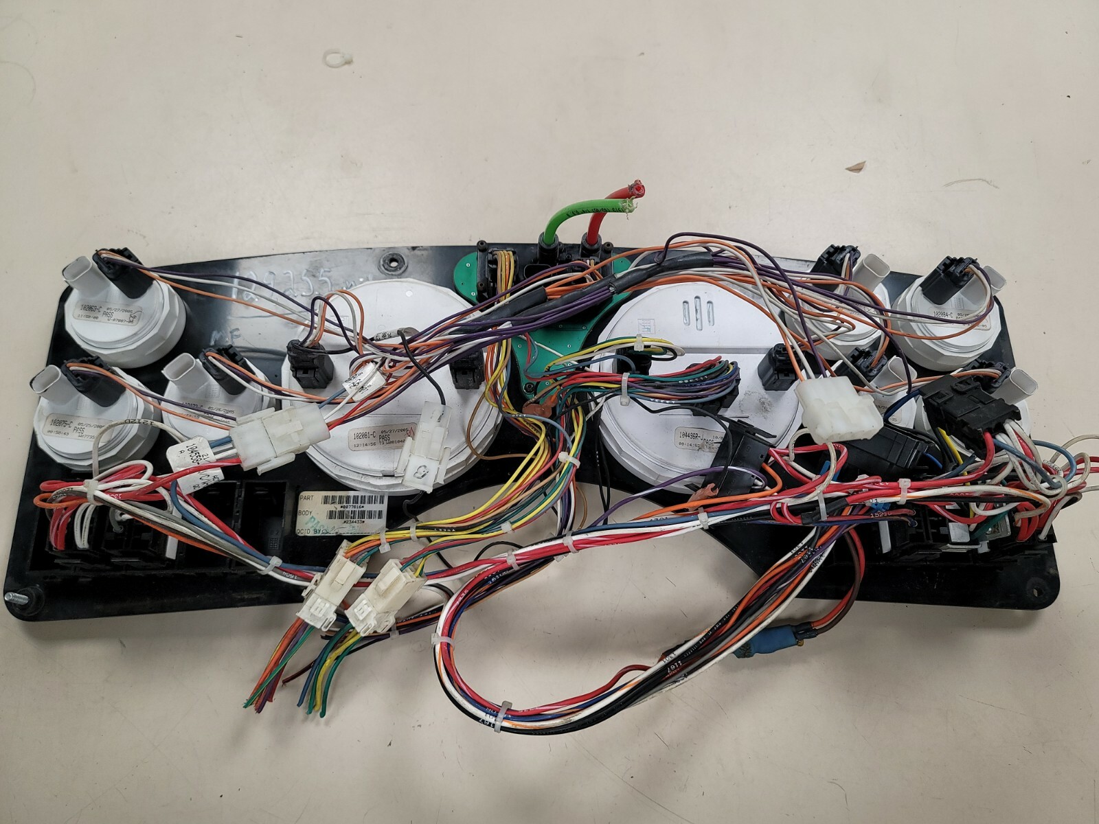 BLUEBIRD ALL AMERICAN USED DASHBOARD INSTRUMENT CLUSTER GAUGES SET ...