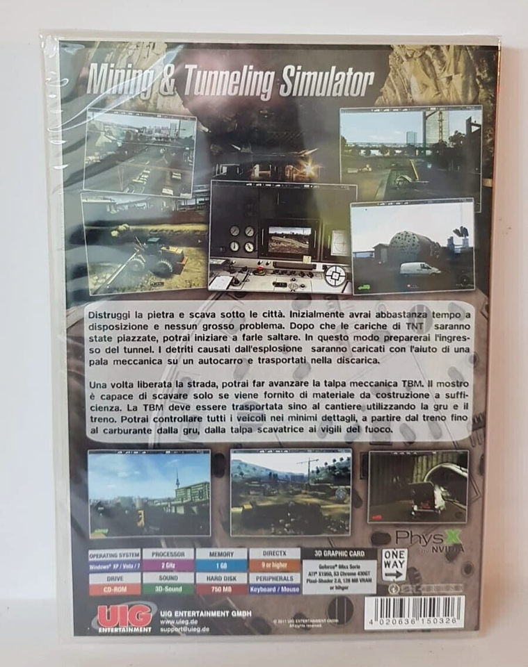 Mining And Tunneling Simulator - Computer PC Sealed | eBay