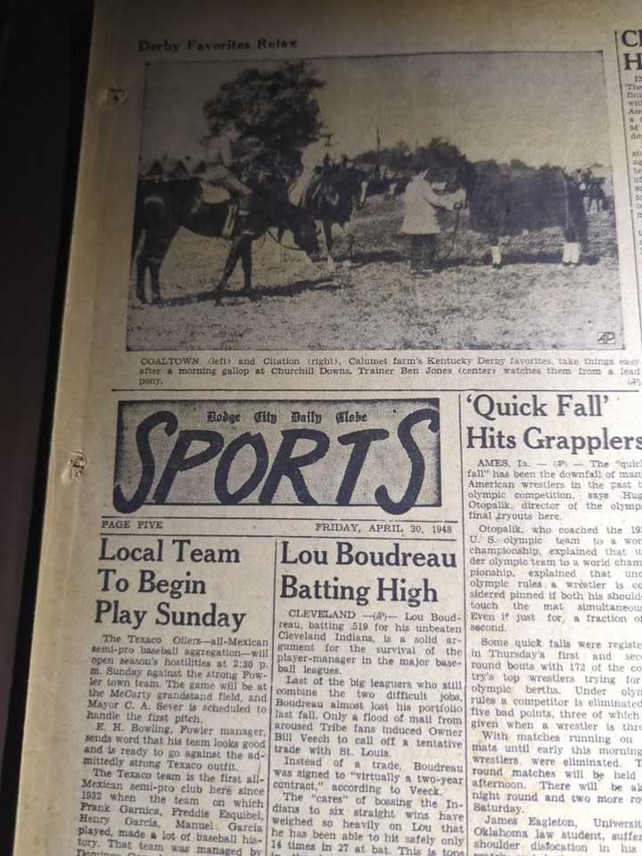 APR 10, 1948 NEWSPAPER PAGE #929- RED EMBREE, NEW YORK YANKEES BASEBALL ...
