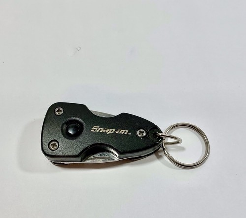 Snap-On Black Multi-Tool / Function Keychain with Knife, Screwdrivers ...