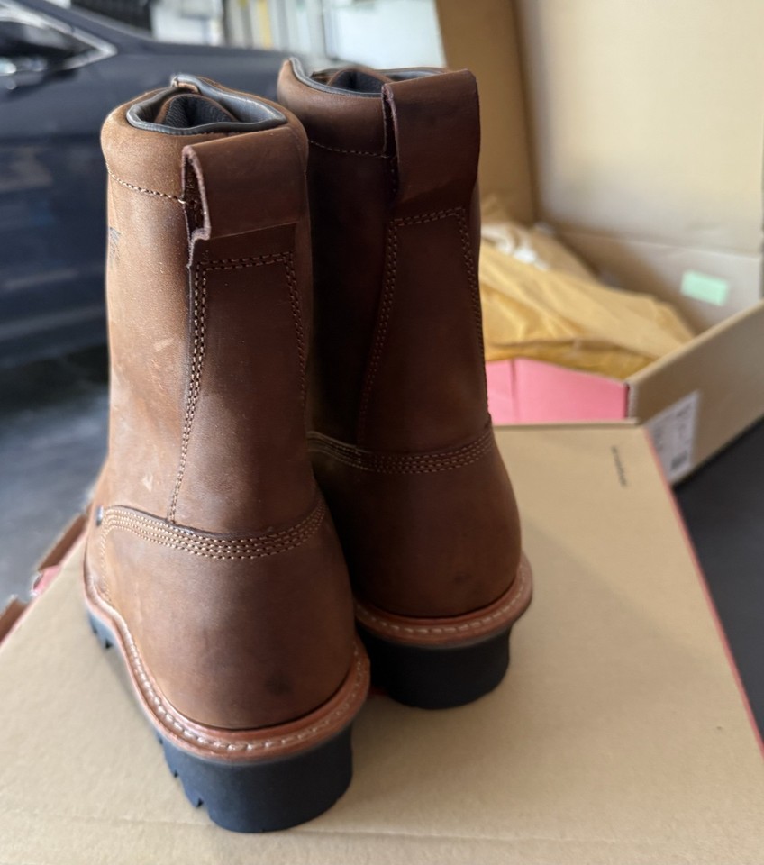 NIB MEN RED WING "WORK BOOTS"LOGGER MAX MODEL: 4417 US 9.5 D COLOR ...
