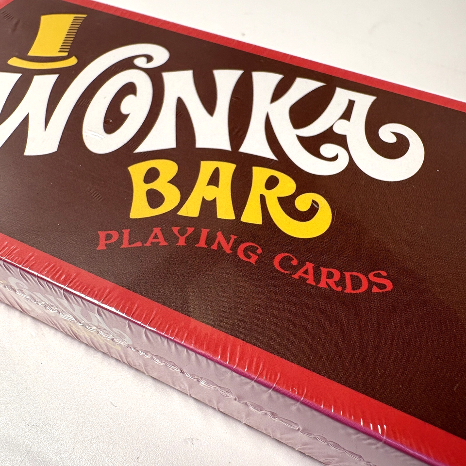 Willy Wonka Playing Cards – Wonka Bar Playing Cards - Aquarius Factory ...