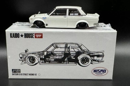 Kaido House x Mini GT Datsun 510 Street Nismo V2 White KHMG122, New In ...