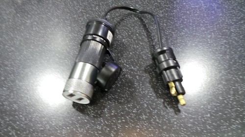 12 VOLT HELLA STYLE CIG PLUG SOCKET+ TWIN USB ADAPTOR BMW/TRIUMPH ...