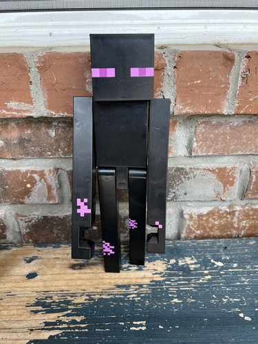 Minecraft ENDERMAN Large Scale Action Figure 11” Inches Mojang MATTEL ...