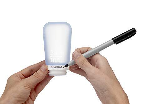 humangear GoToob Refillable Silicone Travel Size Bottles with Locking ...