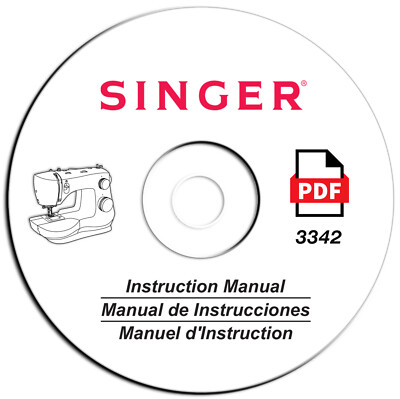 Singer 3342 Sewing Machine-Complete Owners Instruction Operation User ...