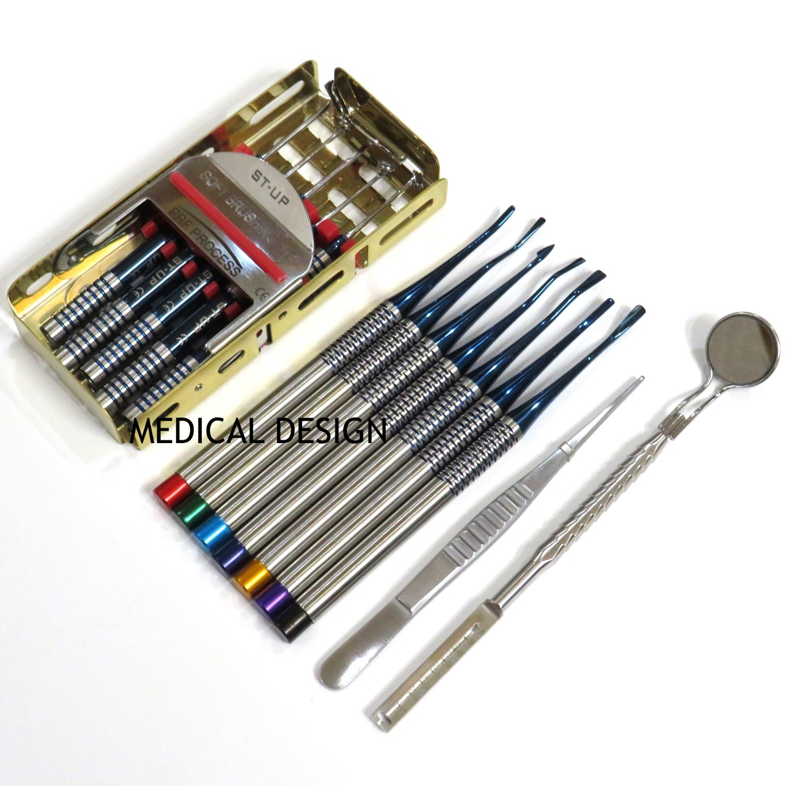 Dental Soft Brushing Kit PRF Lingual Tissue Flap implant instruments ...