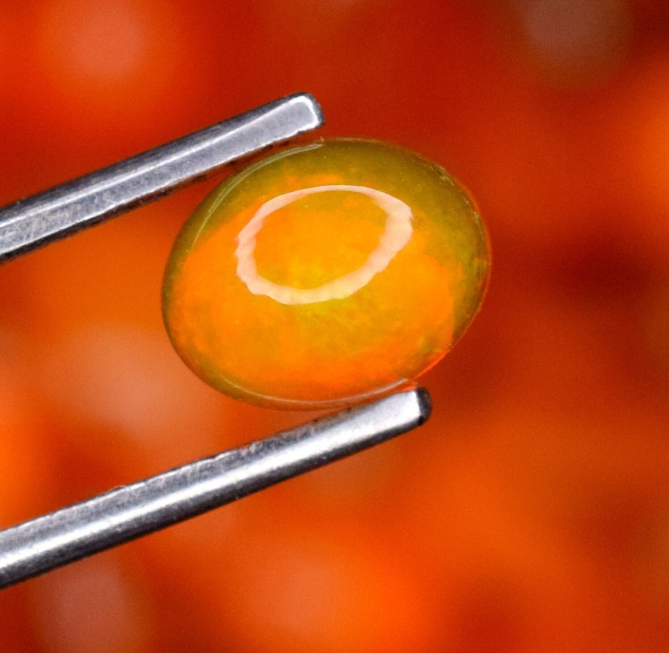 Orange Opal | Oval Opal | Natural Opal | Opal Cabochon For Ring ...