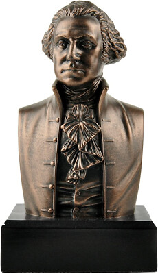 Historical George Washington Bust Statue Sculpture - Founding Father ...