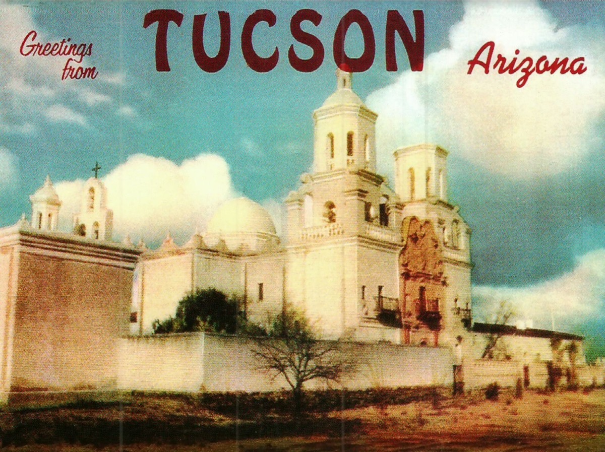 Arizona Church Postcard