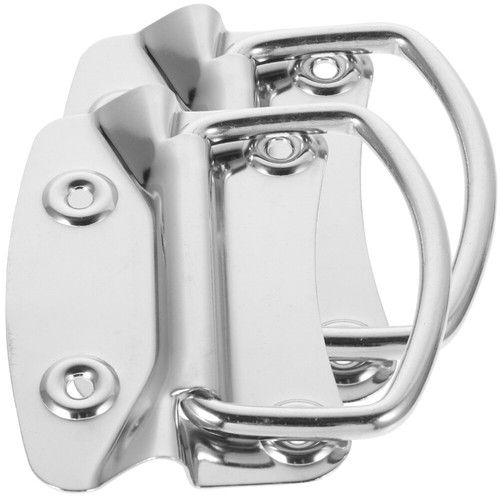 2 Pcs Buckle Handle Stainless Steel Cabinet Handles Tool Box Latch Pull ...