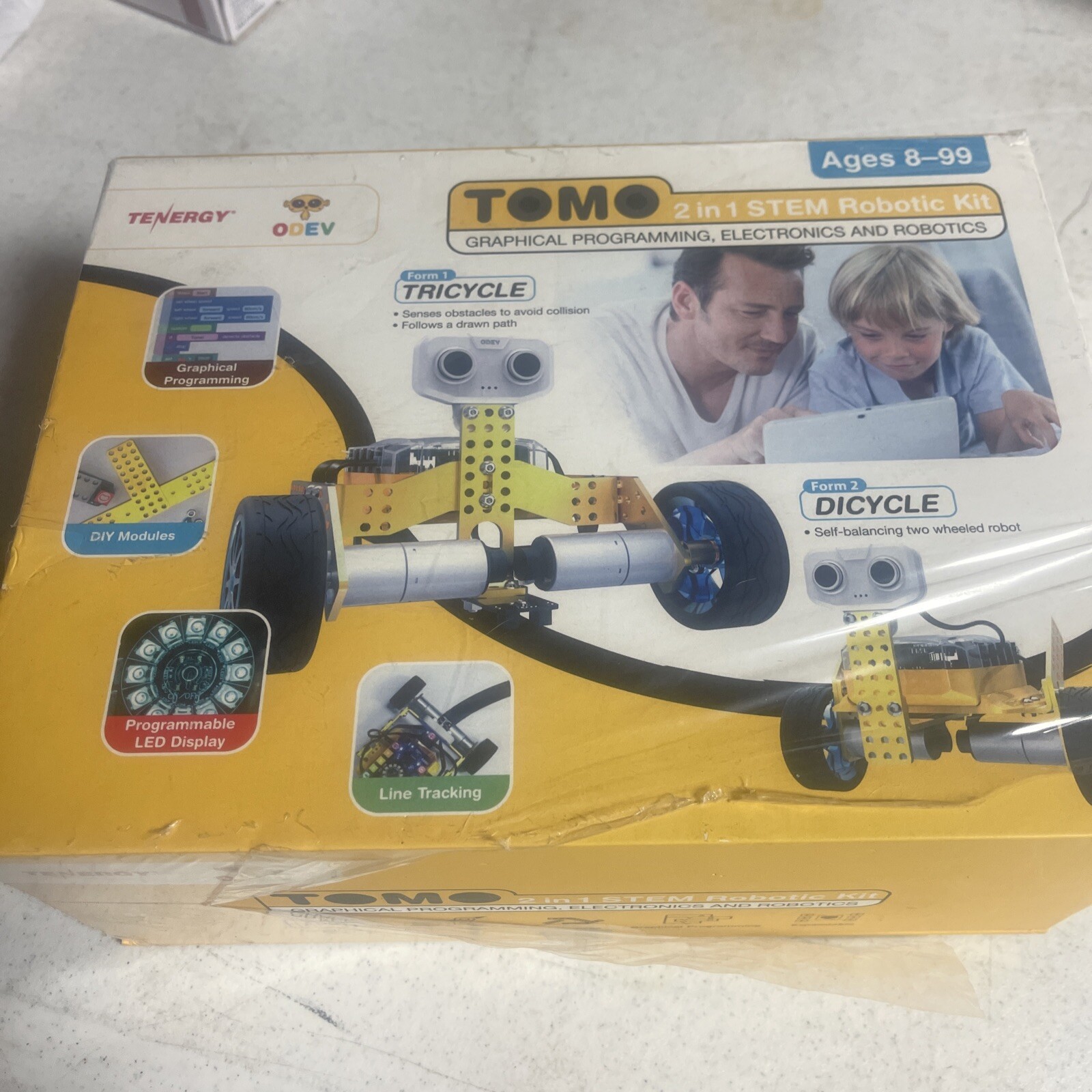 Tomo STEM Robot 2-in-1 Educational Robotic Kit Kids Building DIY Set | eBay