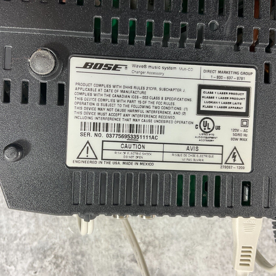 Bose Wave Music AWRCC2 & Disc Multi-CD Changer w/ Remote | eBay