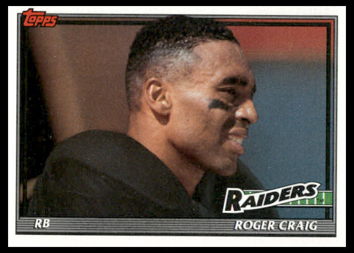 1991 Topps #90 Roger Craig Los Angeles Raiders Football Card | eBay