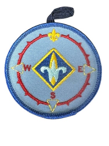 Vintage Cub Scouts Compass Patch – Directional Design with Fleur-de-Lis ...