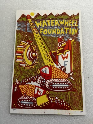 Phish Waterwheel 2013 Tour Jim Pollock Poster Art Tour Print SPAC NY ...