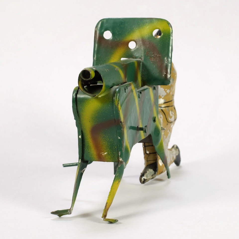 1920s Tin Toy Military Soldier with Machine Gun – Arnold Co., Germany ...