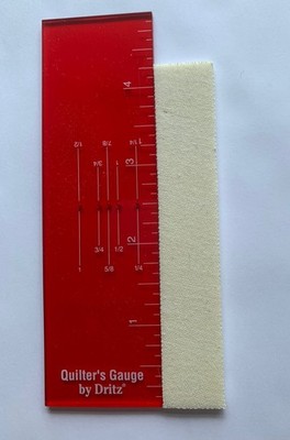 Dritz Machine Seam Gauge & Adhesive Guide Measure & Set Seam Width ...