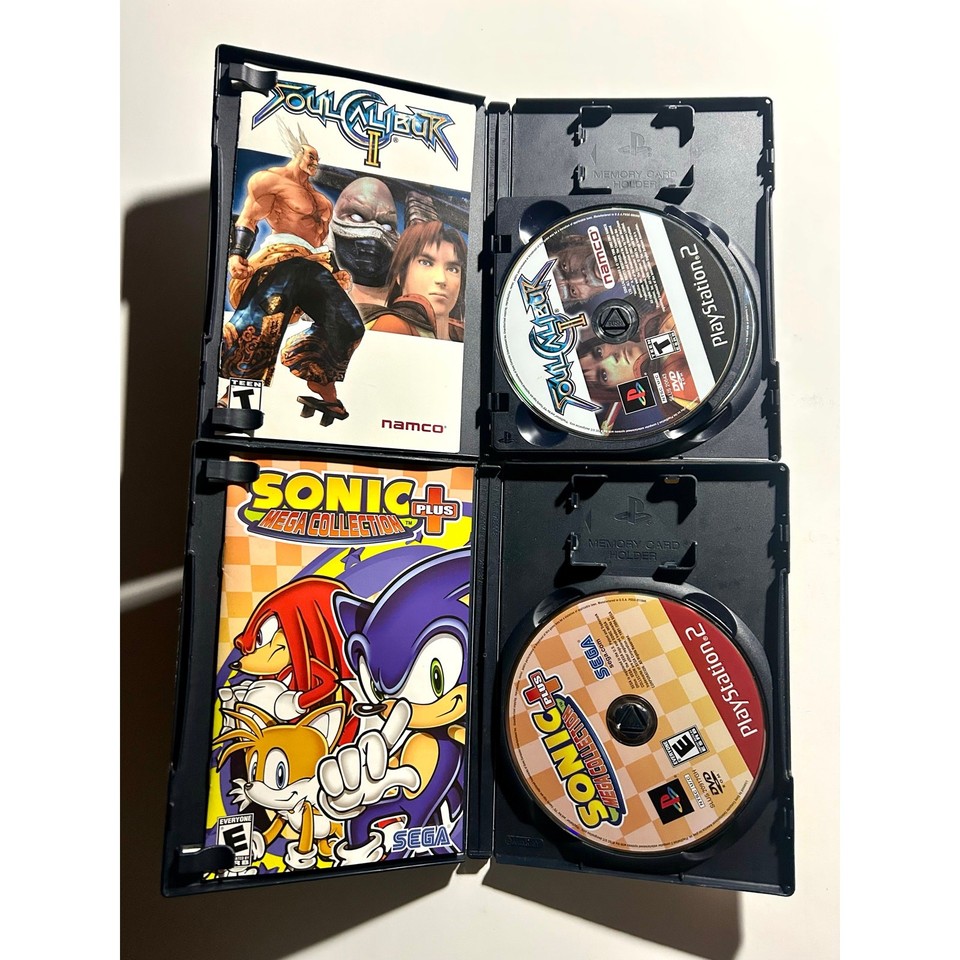 PlayStation 2 PS2 Kids/Family bundle Video Game lot🔥Soul caliber Sonic ...