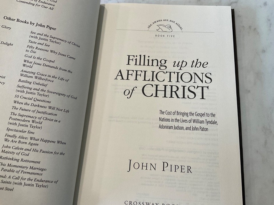 Legacy of Sovereign Joy & Afflictions of Christ by John Piper ...