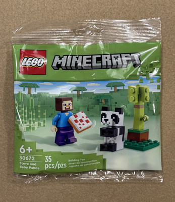 Lego (30672) Minecraft: Steve and Baby Panda; New Polybag | eBay