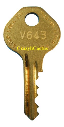 Master Lock Padlock 1525 1585 2010 2076 Control Key OEM Original Master ...