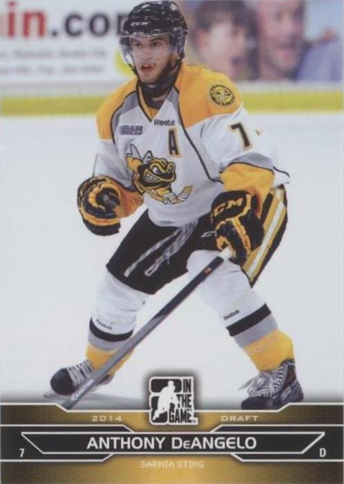 2014 In the Game Draft Prospects - Anthony DeAngelo #10 (RC) for sale ...