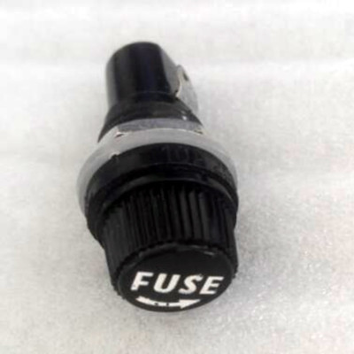 1pcs Panel Round Dash Mount Fuse Holder Spade Terminals for Wiring ...