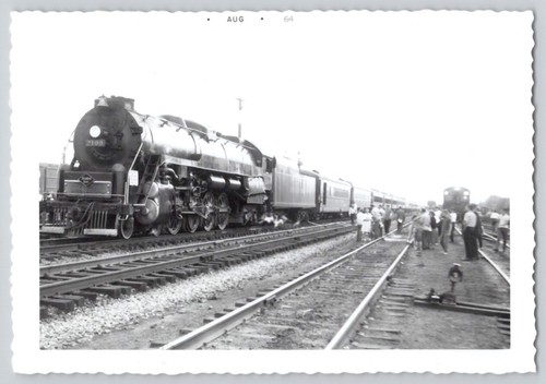 Railroad Photo - Reading #2100 Steam Locomotive 1964 Passenger Train ...