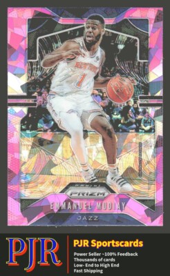 2019 Panini Prizm #176 Emmanuel Mudiay Pink Ice Very Good | eBay