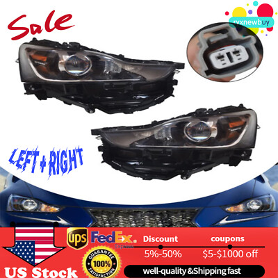 LED Headlight For 2017 2018-2020 Lexus Is300 Is350 Headlamp Left Driver ...