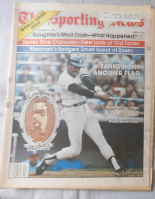 Dave Winfield New York Yankees Oct 31 1981 Sporting News EX | eBay