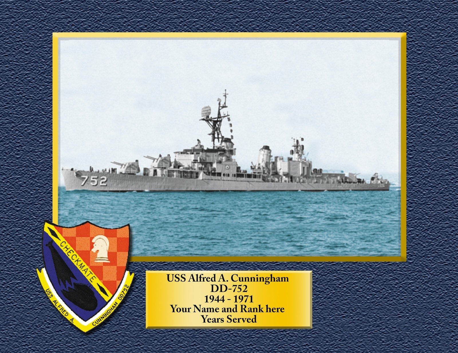 USS DeHaven DD727 Custom Personalized Print of US Navy Ships Gift | eBay